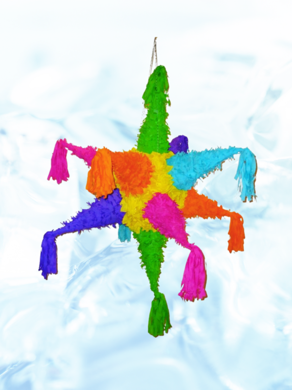 Piñata Set Stern mit 10 Zacken – Alondra Decorations