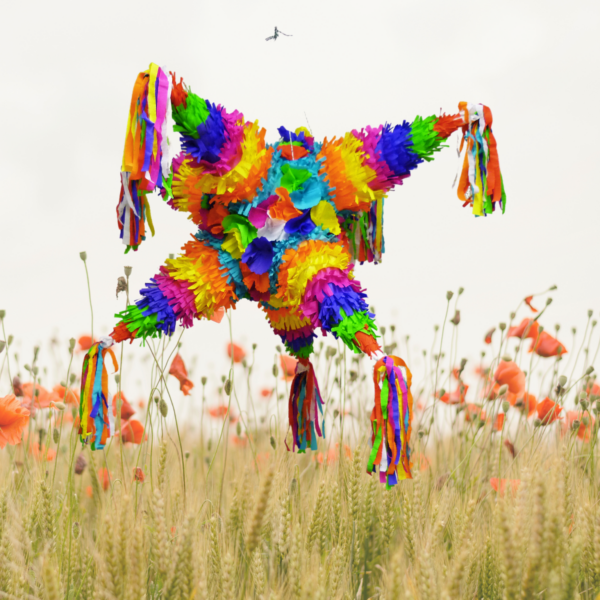 Piñata Set Stern mit 7 Zacken – Alondra Decorations